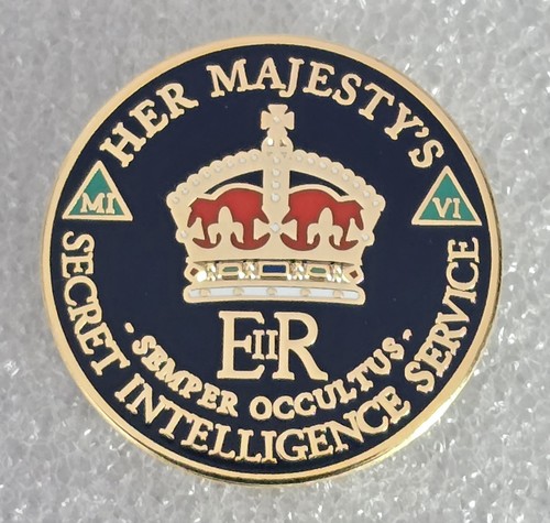 MI6 Pin Secret Intelligence Service SIS James Bond 007 MI5 Lapel Tie ...