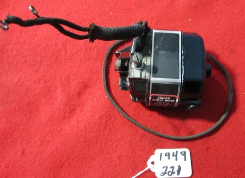 1949 VINTAGE SINGER 221 FEATHERWEIGHT SEWING MACHINE MOTOR, & SCREWT T ...