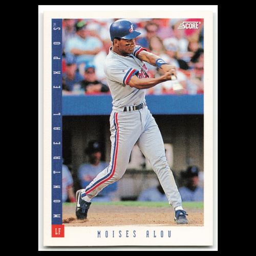 Moises Alou #187 1993 Score Montreal Expos Baseball Card MLB NM | eBay