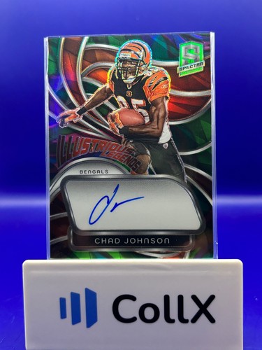 2024 Panini Spectra Chad Johnson Ochocinco Auto Neon Marble 1/4 #IL-CJN ...
