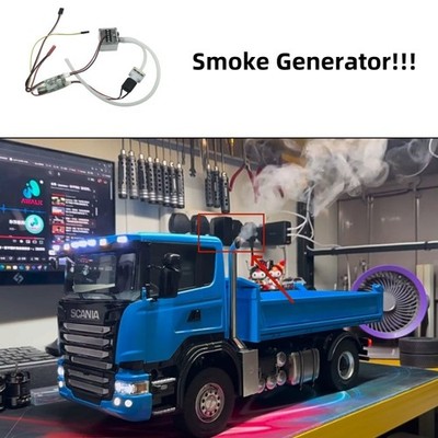 Smoke Generator for 1/14 Tamiya RC Truck Scania Benz 1:14 RC Excavator ...