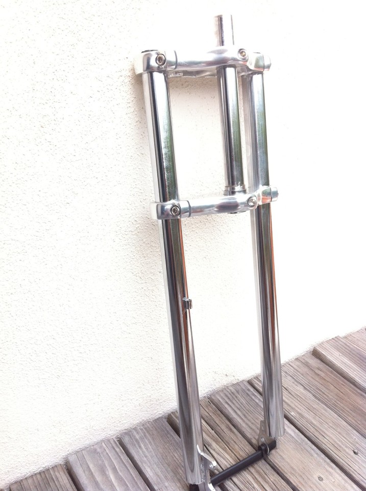 FAT Bicycle Triple Tree Fork 1-1/8" Threadless For 26" x 4.0 Wheel Disc ...