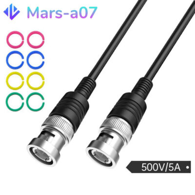 BNC Q9 Male to Male Plug Oscilloscope Test Probe Cable Lead Wire 50Ohm ...