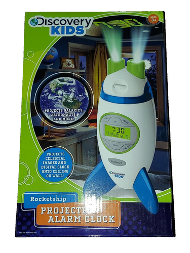 Discovery Kids Projection Rocketship Alarm Clock celestial galaxy ...
