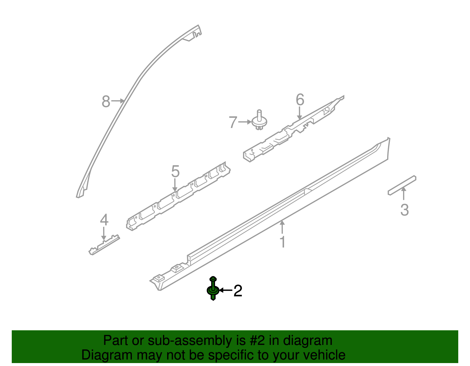 Genuine BMW Rocker Molding Rivet 51-71-8-259-788 | eBay