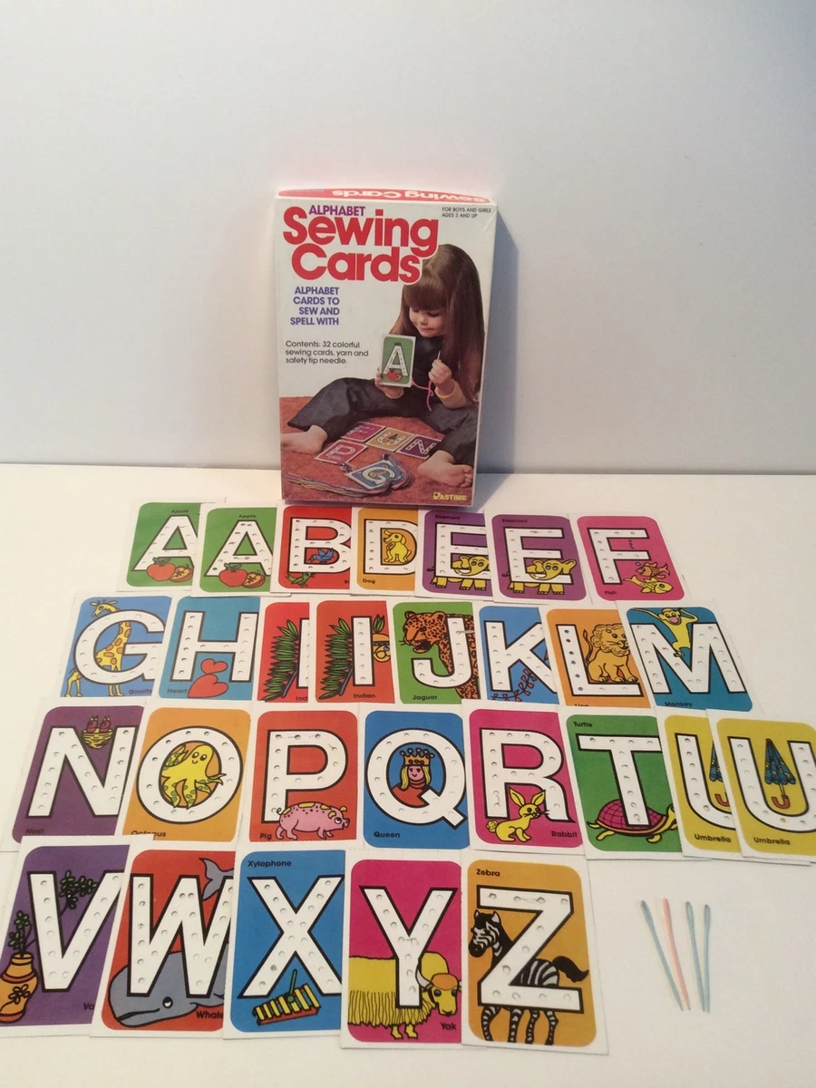 Vintage Alphabet Letter Cards