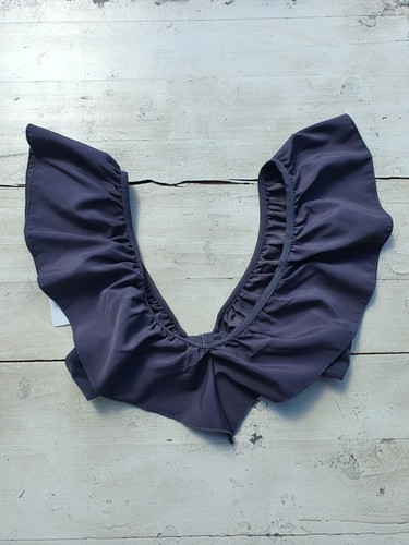 ZARA Women's Ruffle Bikini Swim Top GRAY Swimwear Size S | eBay UK