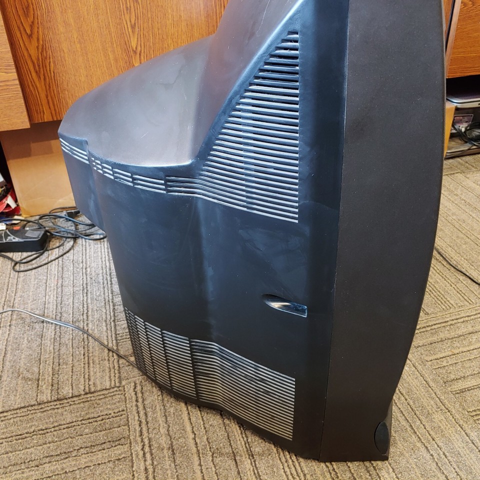 Zenith 27 Inch CRT TV Retro Gaming Coaxial RCA Input A27B33W Remote ...