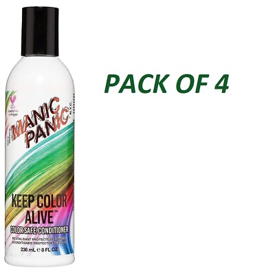 Manic Panic KEEP COLOR ALIVE Color Safe Conditioner 8 fl oz - PACK OF 4 ...