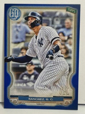 Gary Sanchez 2020 Topps Gypsy Queen Blue /150 Free Shipping | eBay