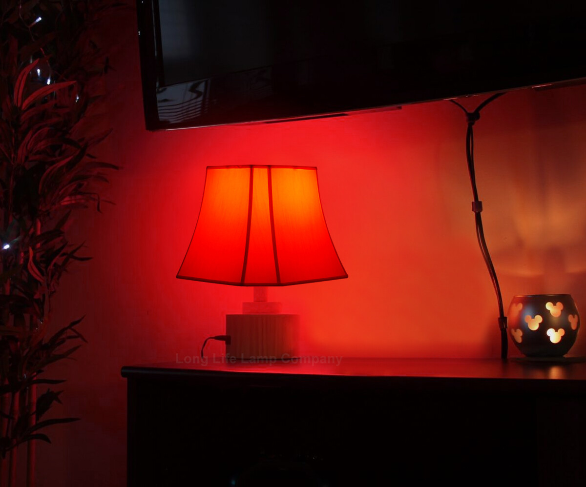 Red Light Bulb Room