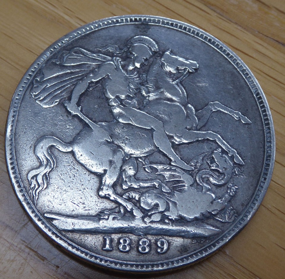 1889 Queen Victoria silver crown coin | eBay UK
