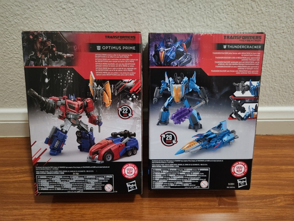 Transformers Studio Series War For Cybertron Optimus Prime And Thundercracker... | eBay