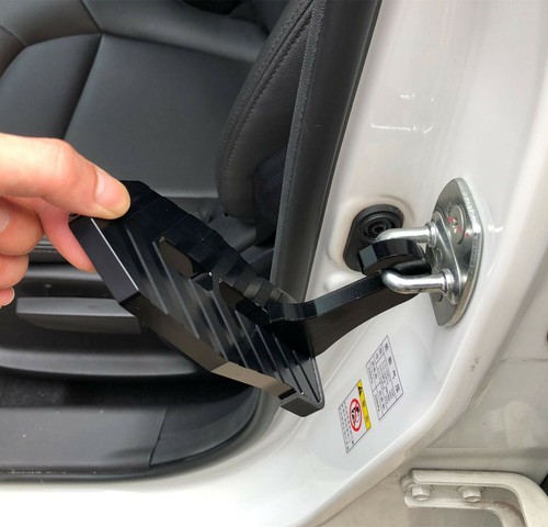 Black Folding Car Door Latch Hook Step Mini Foot Pedal Ladder For Truck ...
