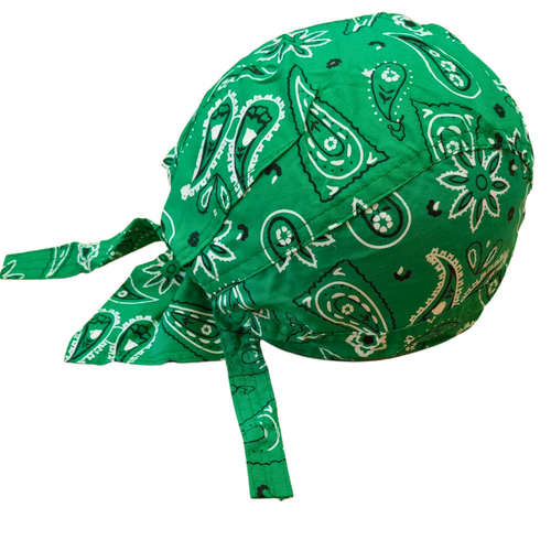Durag Skull Cap Head Wrap Biker Motorcycle Du Do Black Bandana Paisley ...
