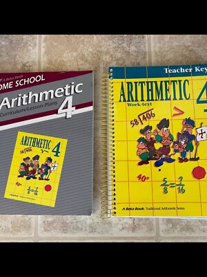 ABeka Arithmetic Grade 4 Curriculum/Lesson Plans, Teacher Keys, Third ...