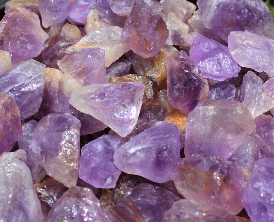 500 Carat Lot Rough Amethyst Natural (Brazil) Premium Grade Rocks ...