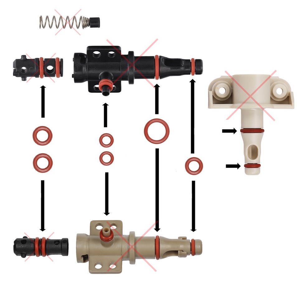 Dichtung O-Ring für Saeco Philips SUP RI HD EP SM Brühgruppe ...