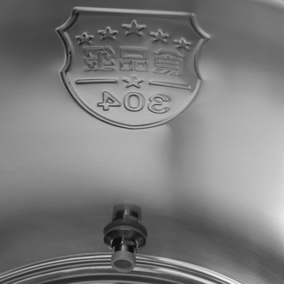 76L Stainless Steel Milk Jug with Faucet – Durable Sealed Bucket | eBay