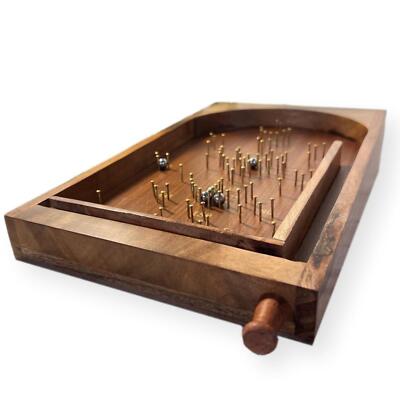 Classic vintage style TABLETOP PINBALL BAGATELLE GAME | eBay UK