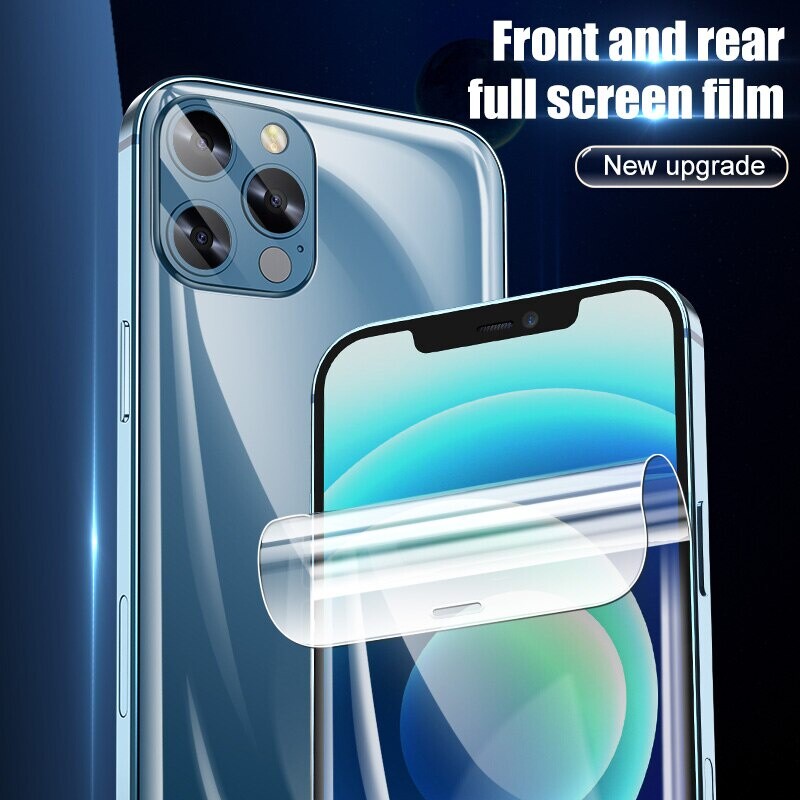HYDROGEL Screen Protector for Apple iPhone 8 X XS XR 11 12 13 14 15 Pro ...