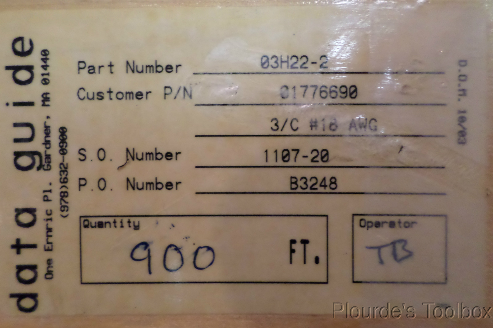 800Ft New Data Guide Cable Insulated Control Cable, 3/C 18 AWG, Black ...