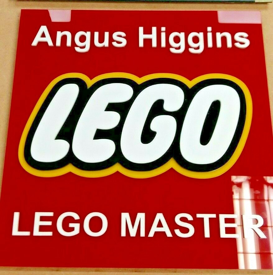 Large & Larger 3D LEGO sign in eye-popping Perspex! Personalised/plain ...