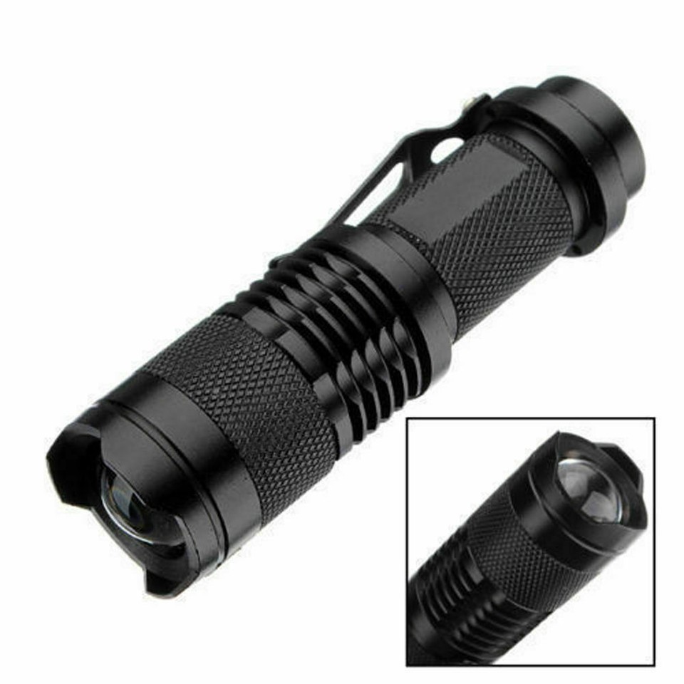 1-50X Tactical LED Flashlight Military Grade Torch Small Ultra Bright ...