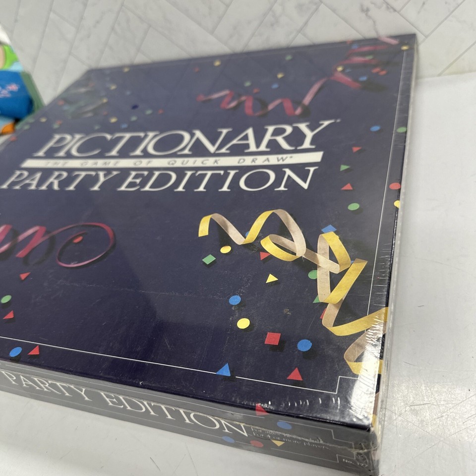 Pictionary Party Edition Board Game 1989 Vintage Rare Brand New sealed ...