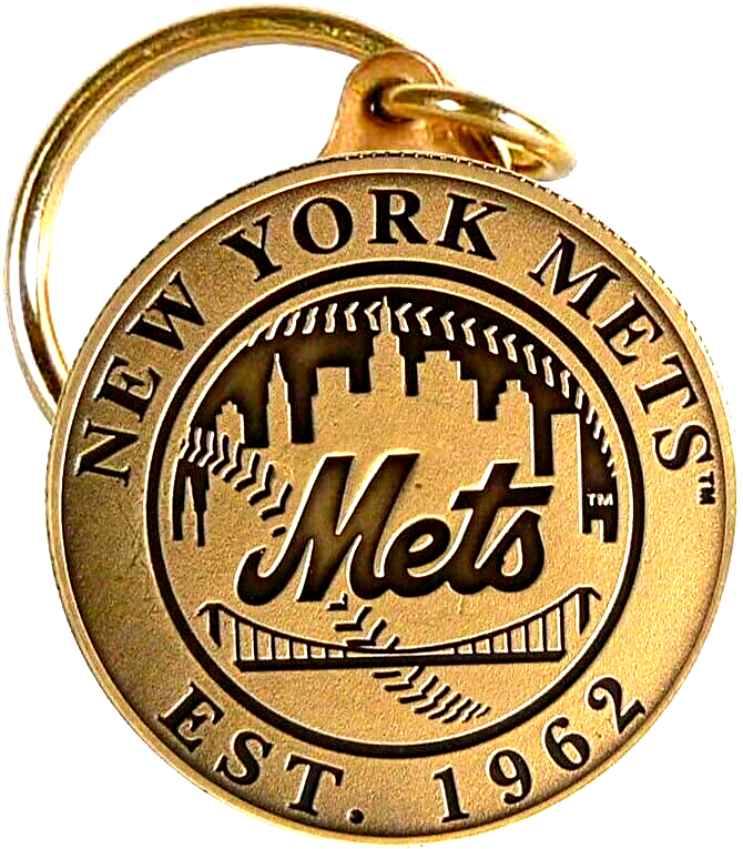 MLB New York Mets-Bronze Coin Keychain Officially Licensed-Highland ...