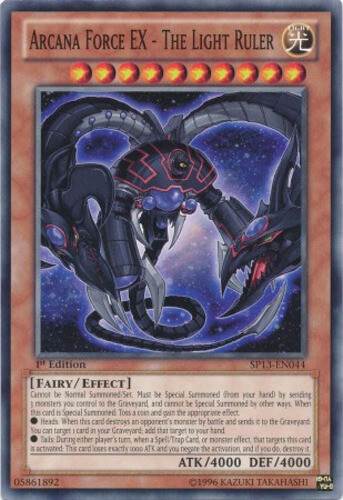 Arcana Force EX - The Light Ruler - SP13-EN044 - Common - 1st Edition ...