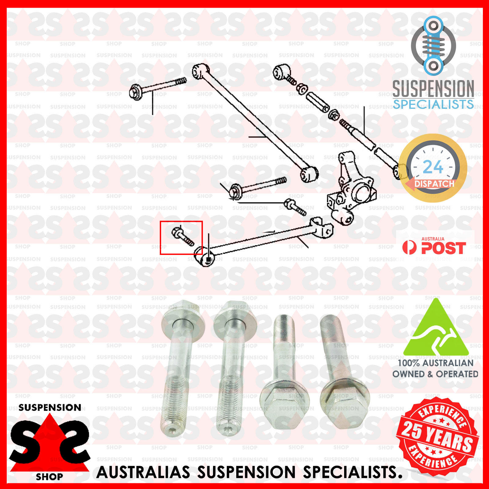 Camber Correction Screw Suit TOYOTA RAV 4 2.0 4WD (SXA10, SXA11) RAV 4 ...