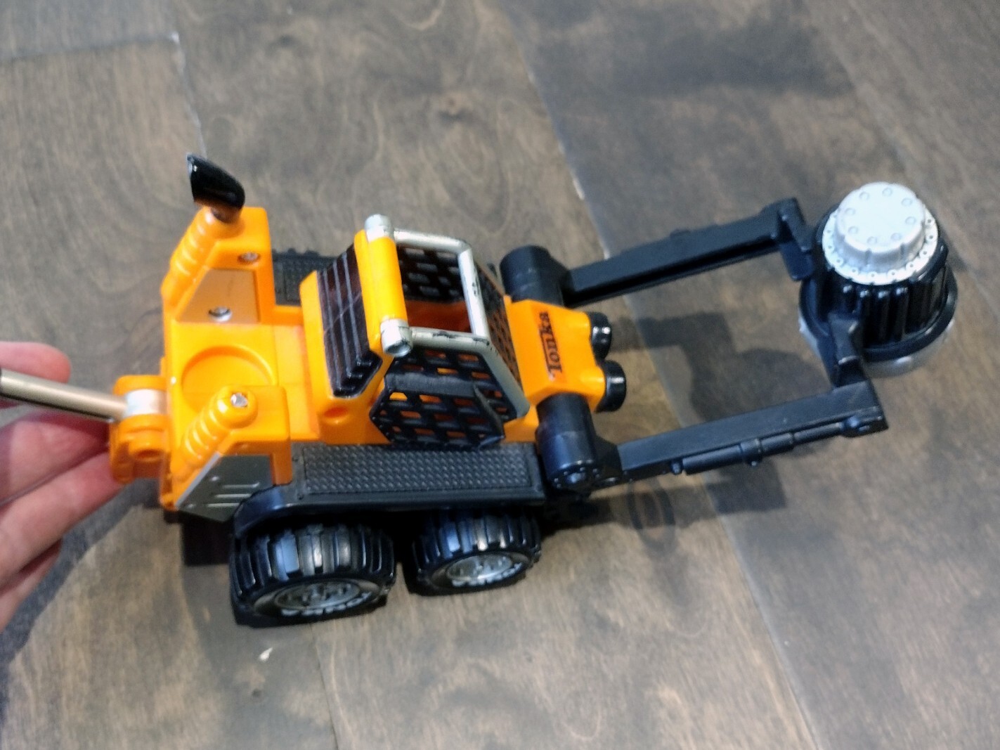 Rare Tonka Construction Destroyer Vintage Tough Truck Bulldozer Orange ...