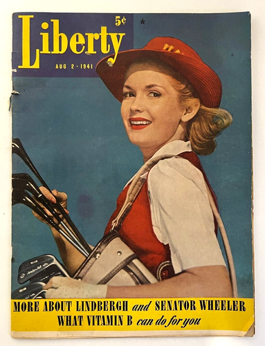 Vintage LIBERTY Magazine Girlie/Pinup cover Pre-WWII ERA August 1941 | eBay