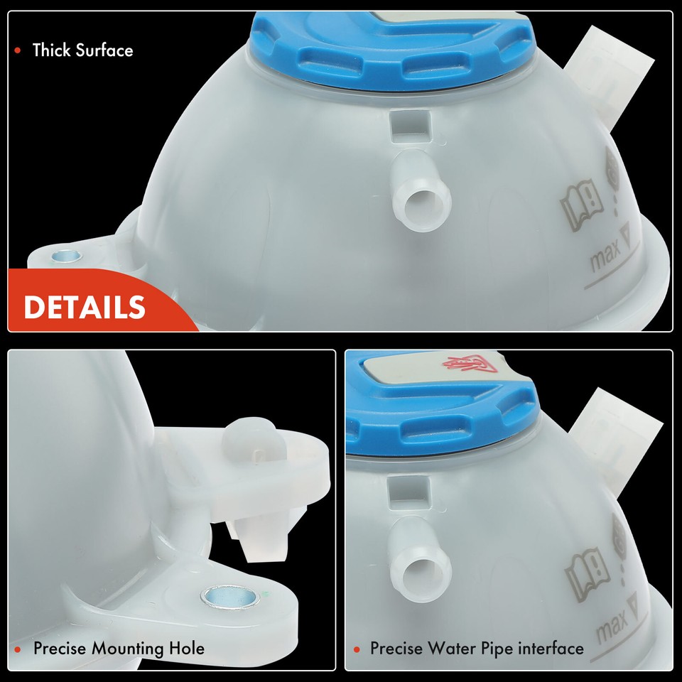Engine Coolant Reservoir Tank w/ Cap for Audi Q5 2018-2023 L4 2.0L ...