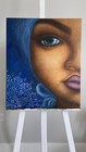 Original acrylic painting,portrait. | eBay UK