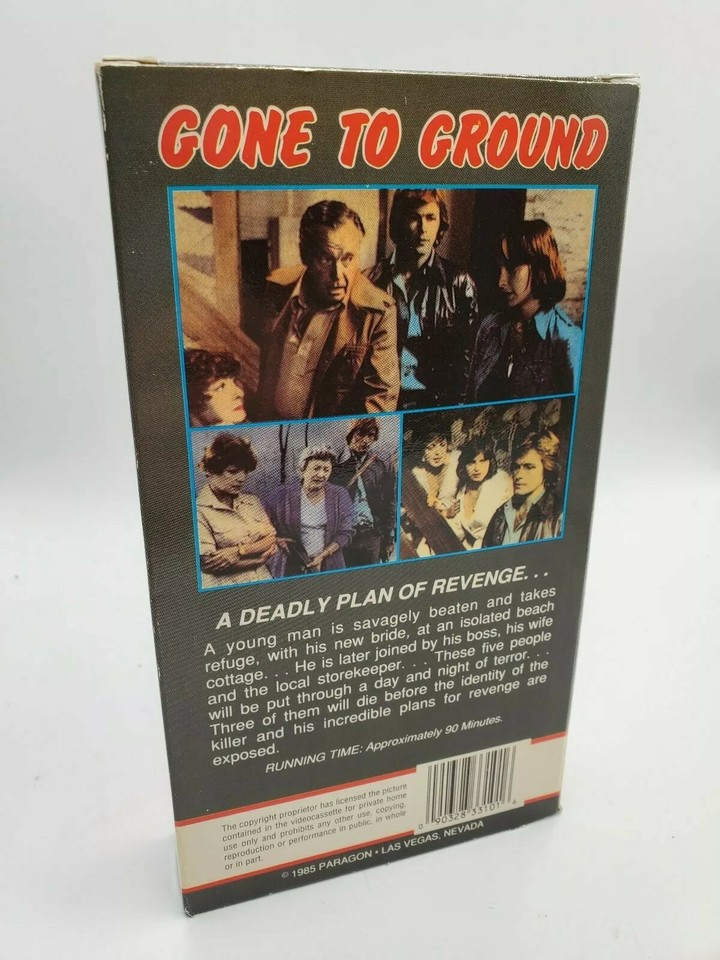 Rare VHS Gone To Ground Paragon Video Eric Oldfield | eBay
