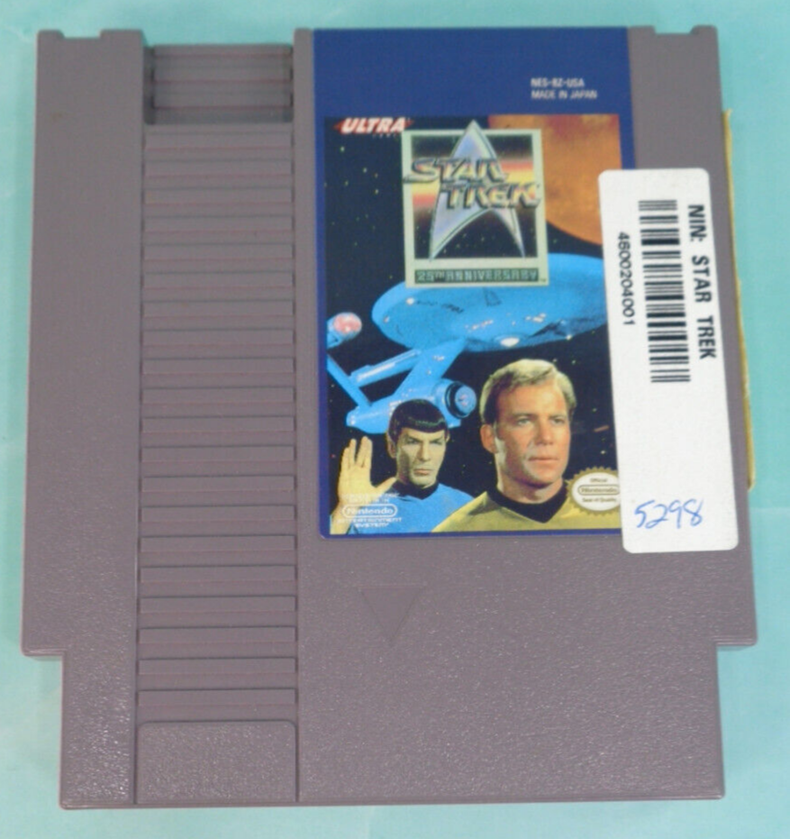 Star Trek 25th Anniversary 1991 NES Ultra Nintendo Video Game & Box ...
