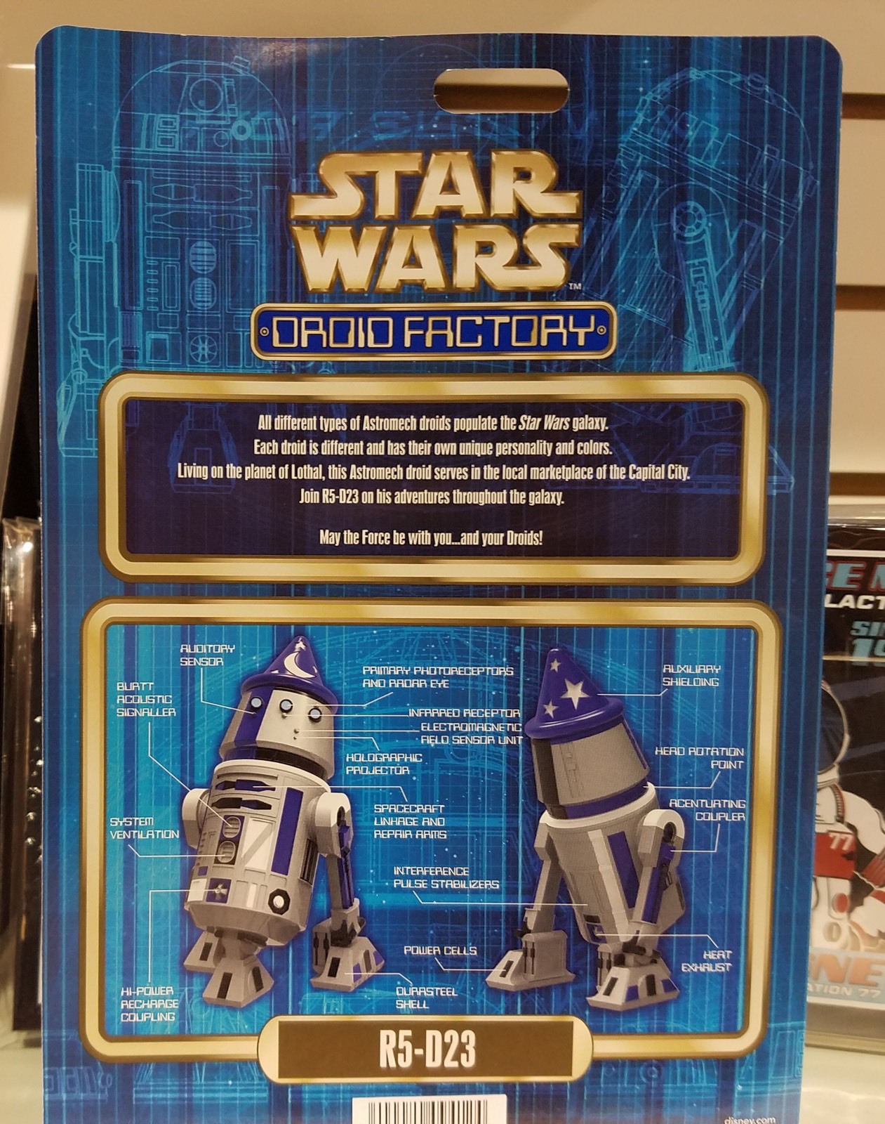 Disney D23 Expo Exclusive 2017 Star Wars R5-D23 Droid Factory Figure ...