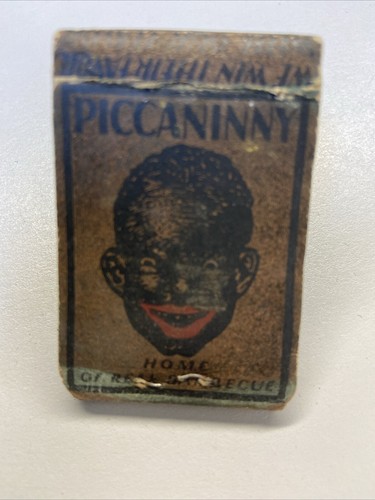 RARE Vintage Feature Matchbook Book Piccaninny Barbecued Chicken ...