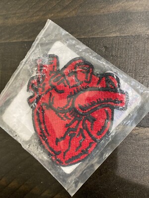 X-Ray Anatomical Heart Embroidered Badge Iron On Sew On Patch | eBay