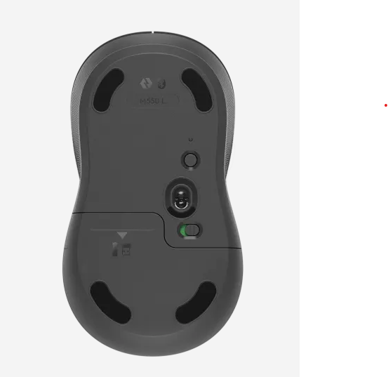 Logitech Signature M550 L Graphite Wireless Ambidextrous Optical Mouse ...