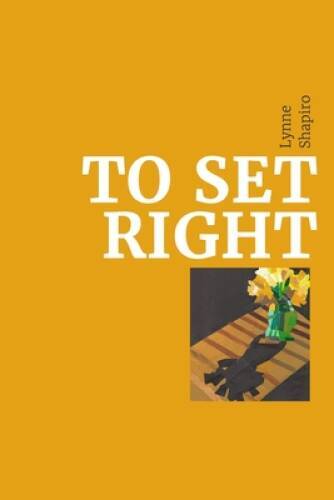 To Set Right - Paperback By Shapiro, Lynne - GOOD 9781625493866| eBay