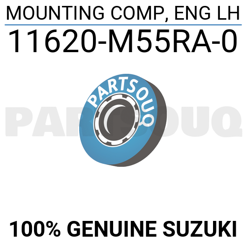 11620M55RA0 Genuine Suzuki MOUNTING COMP, ENG LH 11620-M55RA-0 | eBay