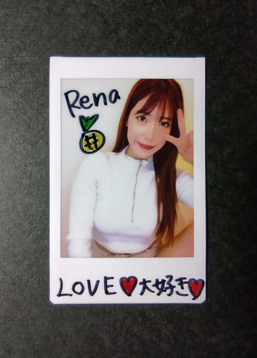 Rena Autographed And Commented Cheki Cyber Japan Dancers | eBay