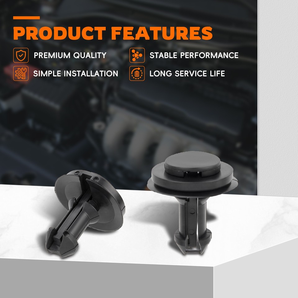 30pc Front Bumper Clips For 9mm Hole Chevy Avalanche Suburban 1500 2500 ...