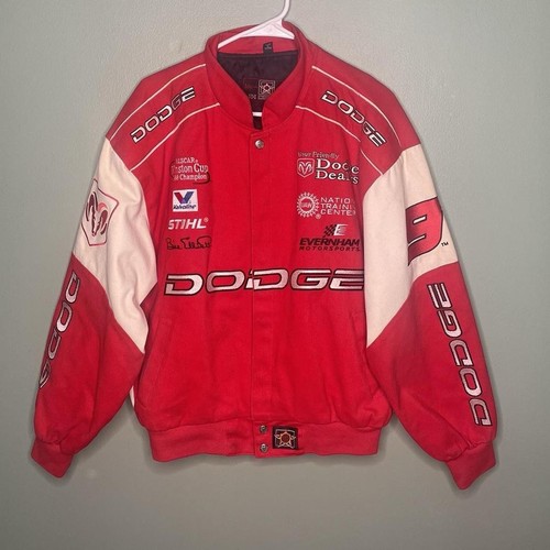 JH Design Dodge NASCAR Racing Jacket Men’s Size Medium | eBay