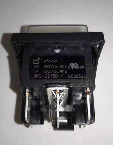 1PC Defond 15A 60Vdc 5E4C 1A 60Vdc 5E4 BRQ-2215D-Y N538526 6-pin Switch ...
