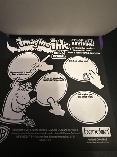 Scooby-Doo New Imagine Ink Rub & Reveal Book | eBay