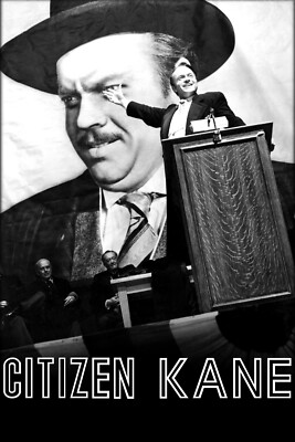 1941 Citizen Kane Movie Poster 11X17 Orson Welles Dorothy Comingore 🍿 ...